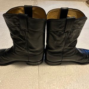 Justin Boots | Shoes | Justin 324 Men 95 B Blue Leather Round Toe ...